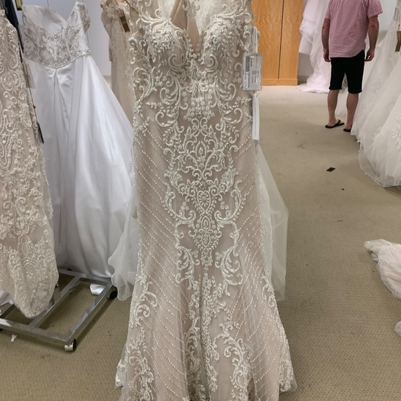 Macy's | Dresses | Beaded Wedding Dress | Poshmark
